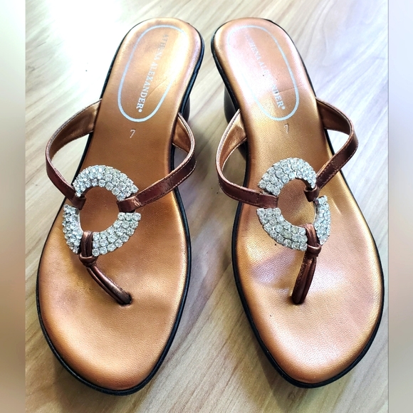 Athena Alexander | Shoes | Athena Alexander Wedge Sandal 7 | Poshmark